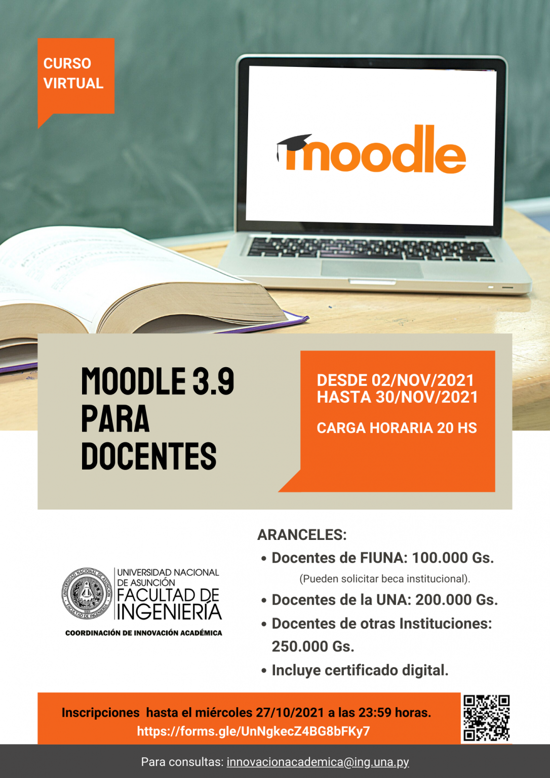 Facultad de Ingeniería | UNA Moodle